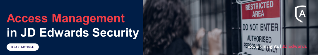 Access Management in JD Edwards (JDE) Security - ALLOut Security