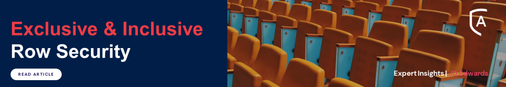 Exclusive & Inclusive Row Security - ALLOut Security