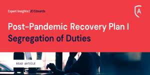 Post-Pandemic Recovery Plan I: Segregation of Duties - ALLOut Security